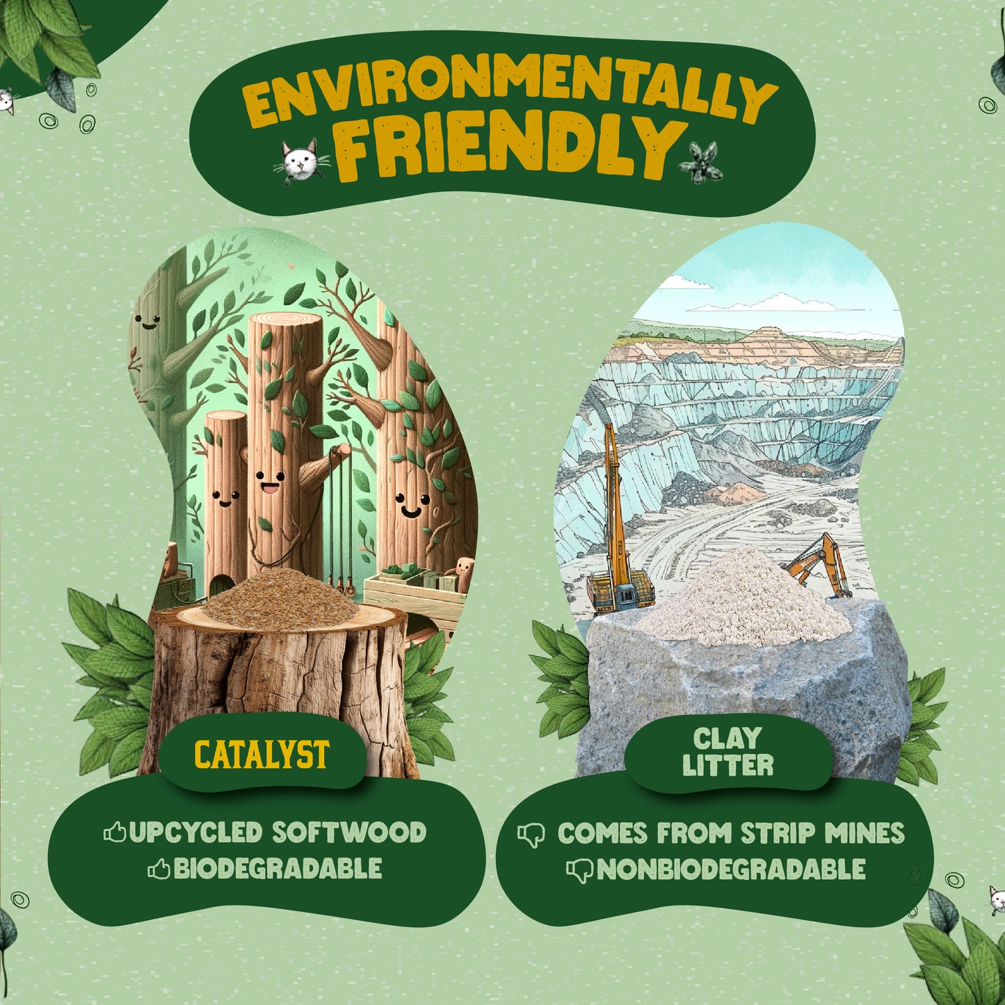 Catalyst Cat Litter Multi Cat - High Performance Eco-Friendly Clumping ...