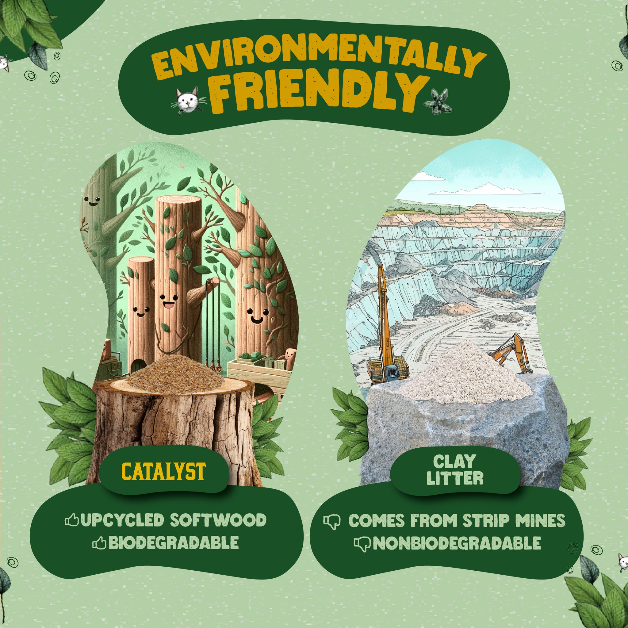 Catalyst Cat Litter Multi Cat - High Performance Eco-Friendly Clumping ...